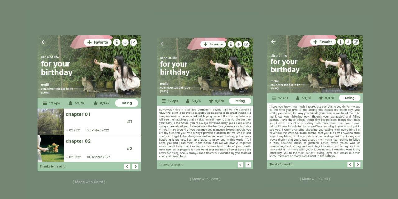 carrd maker, cia 🎀